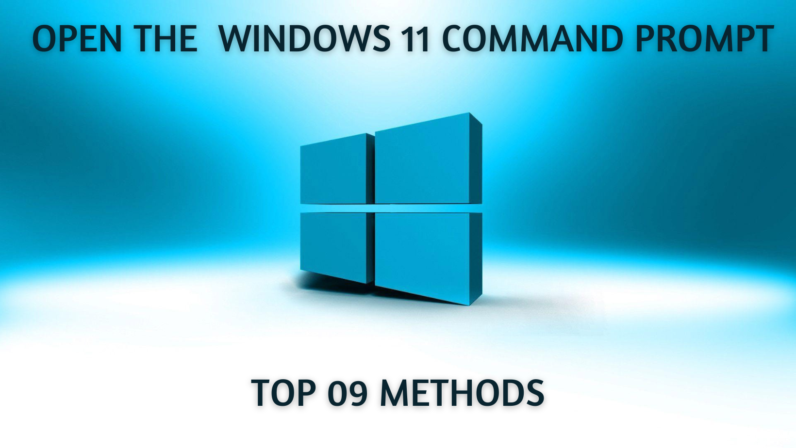 Open The Windows 11 Command Prompt - Gogorapid