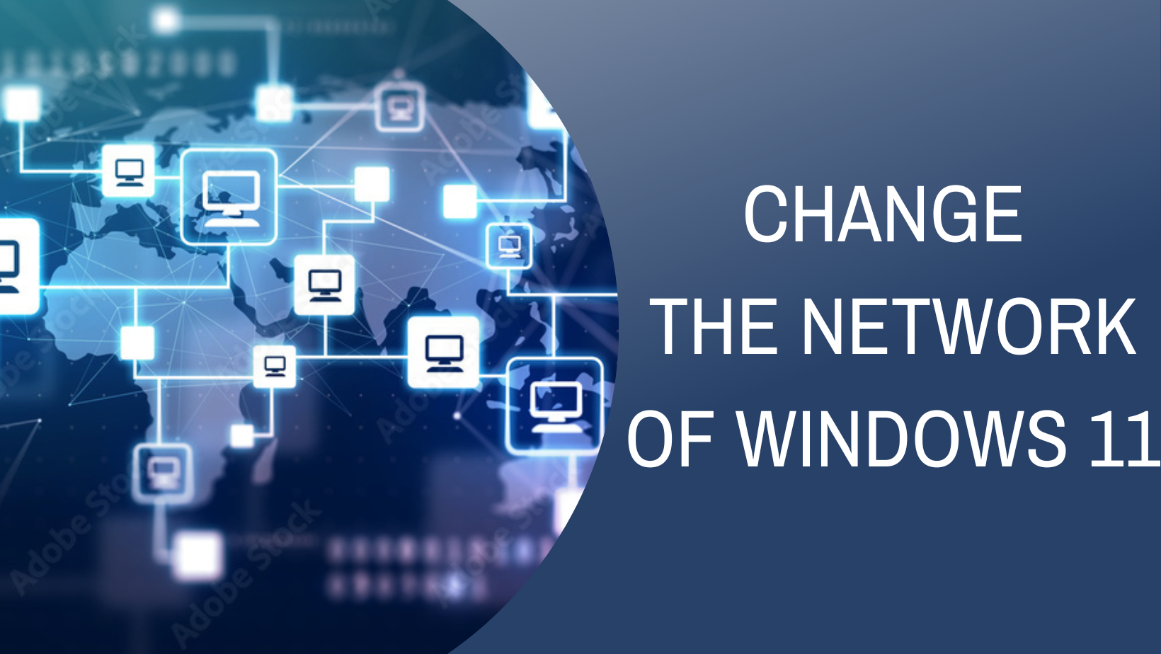 Change The Network Of Windows 11 - Gogorapid
