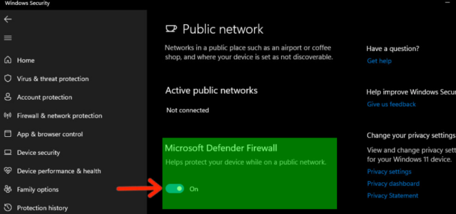Disable Windows 11 Firewall - Gogorapid