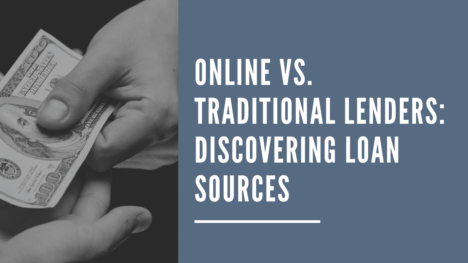 Online Vs. Traditional Lenders: Discovering Loan Sources - Gogorapid
